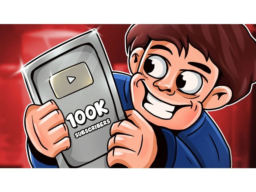 Custom cartoon youtube thumbnail | Upwork