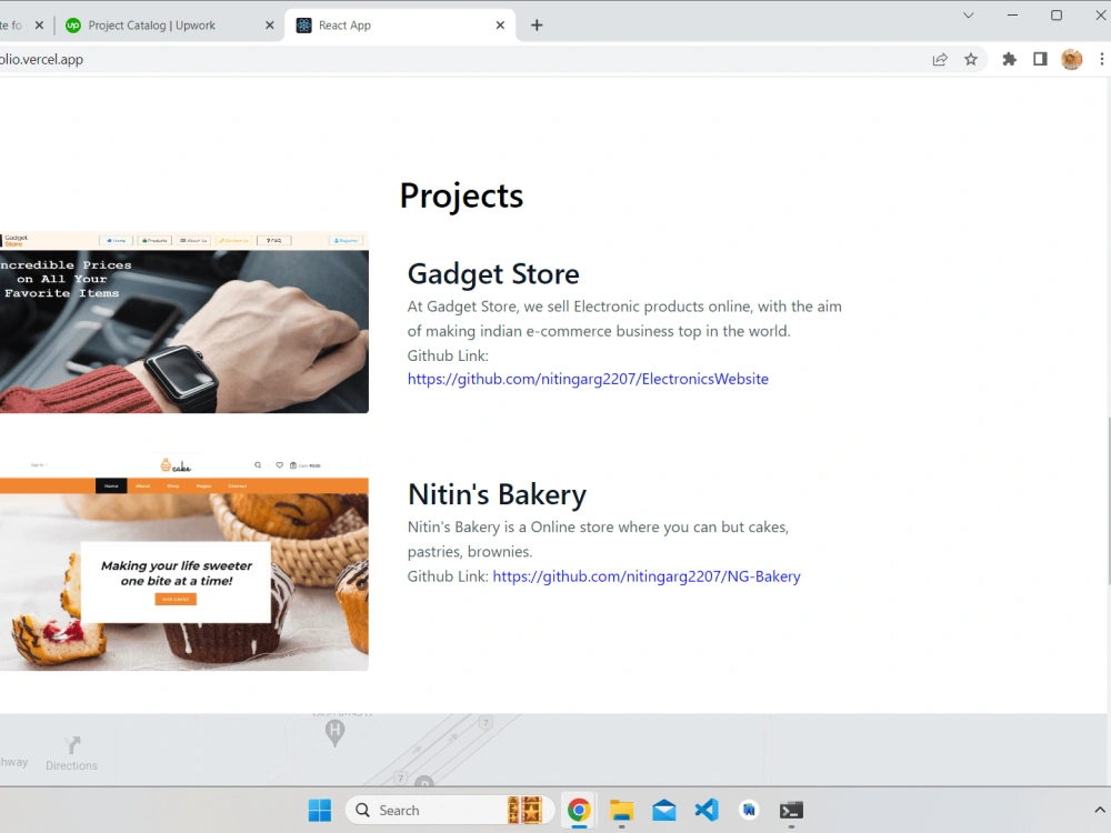 A modern customizable website in React.js and Express.js | Upwork