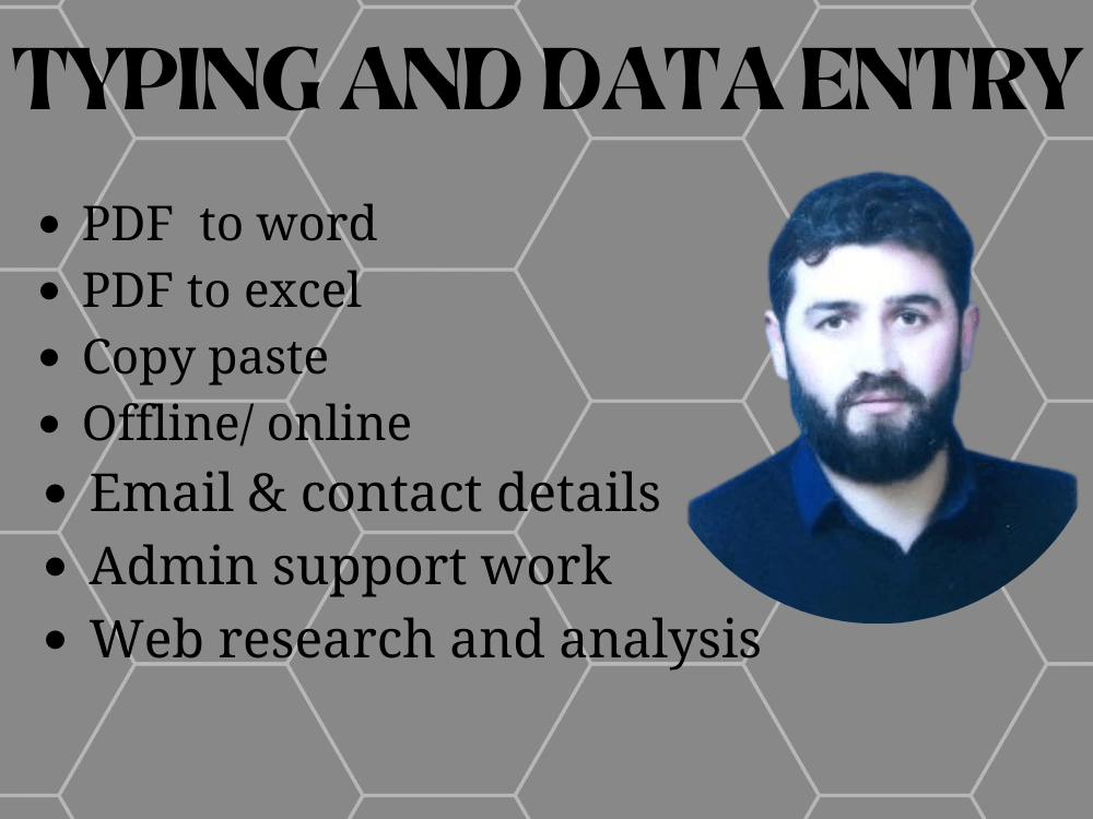 Data Entry Typing Work Job | Upwork