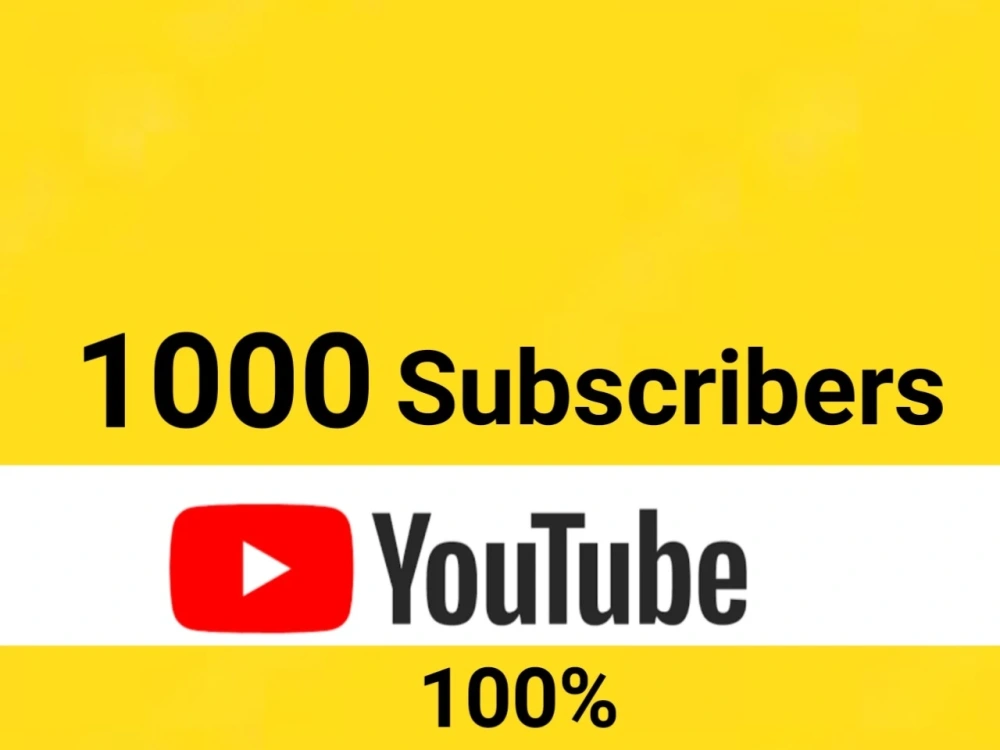 100% Non Drop Youtube Subscribers service For Your YouTube Monetization ...