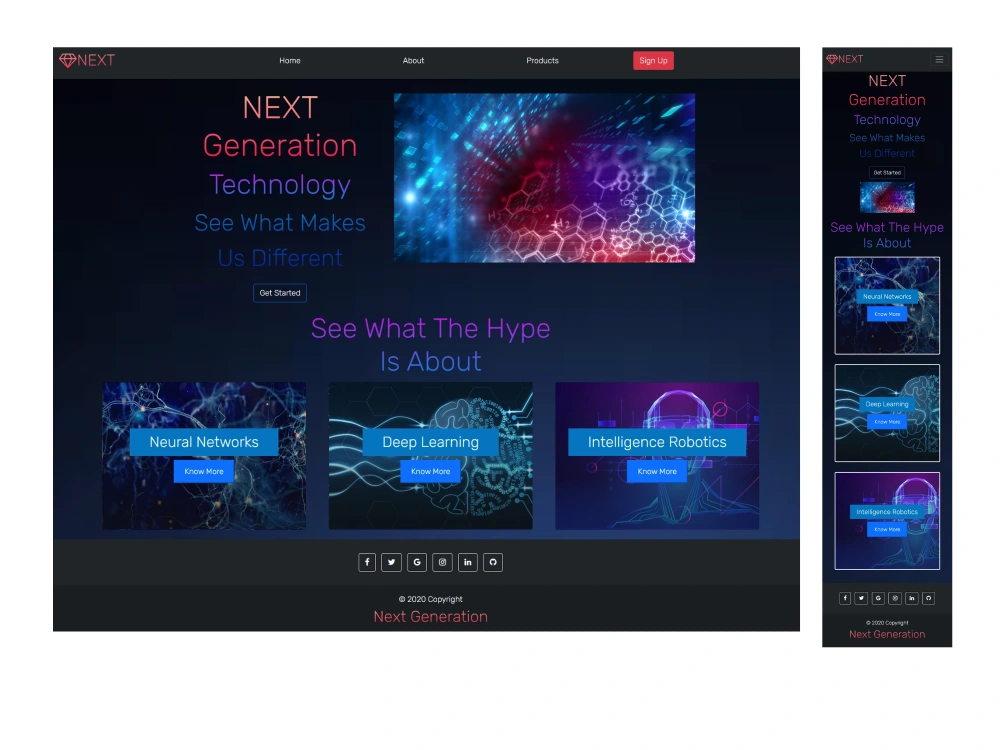 A website design using html css javascript or react | Upwork