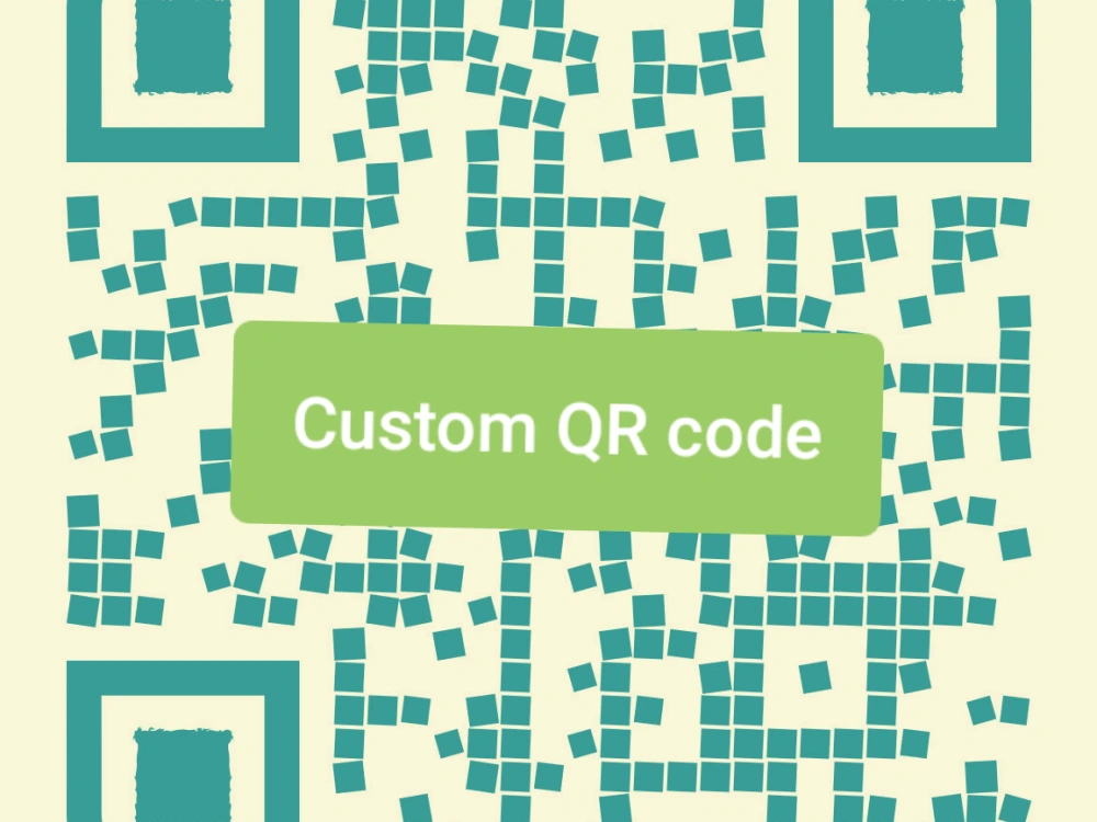 Custom unique qr code design with your logo image | image | Upwork
