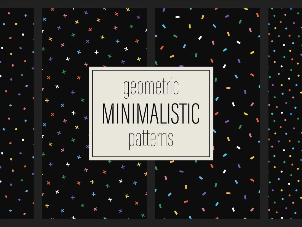 Minimalistic seamless patterns, backgrounds, prints | Upwork