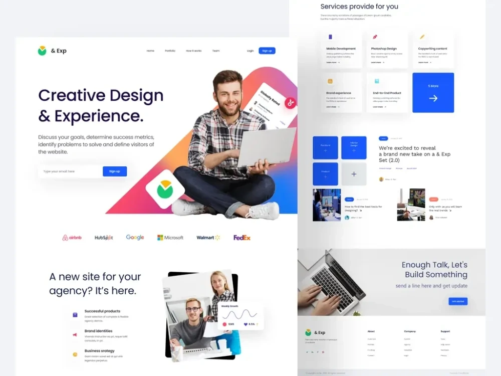 Landing Page Tailwind Css Html Css Reactjs Angularjs Upwork
