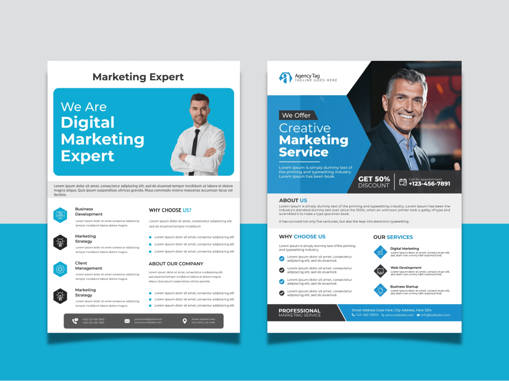 Professional flyer, one pager and marketing materials | Upwork