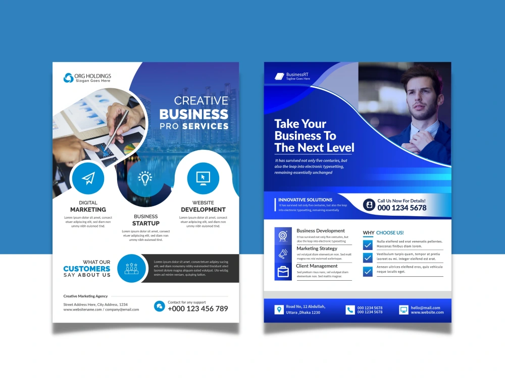 Professional flyer, one pager and marketing materials | Upwork