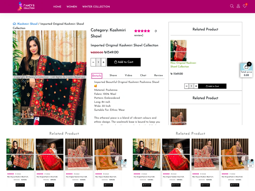 A beautiful e-commerce website built in laravel | Upwork