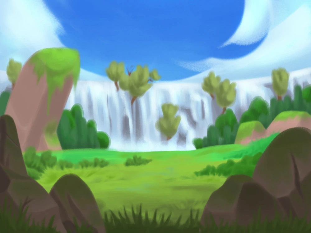 An Original Stylized/Cartoon Landscape Design | Upwork