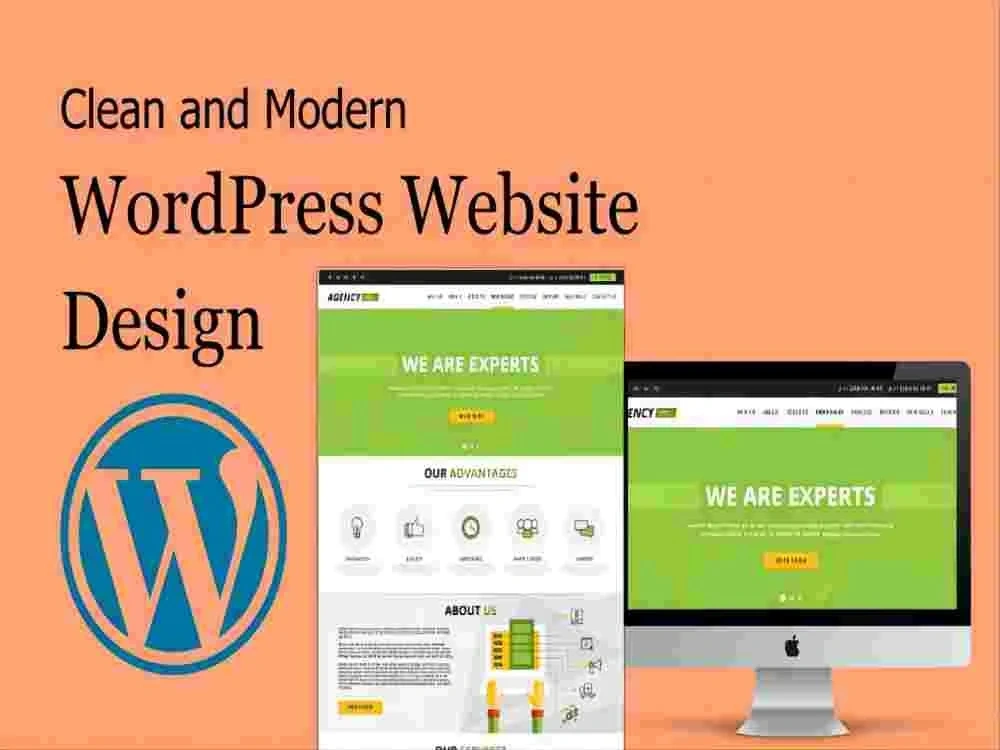 A clean and modern wordpress website | Upwork