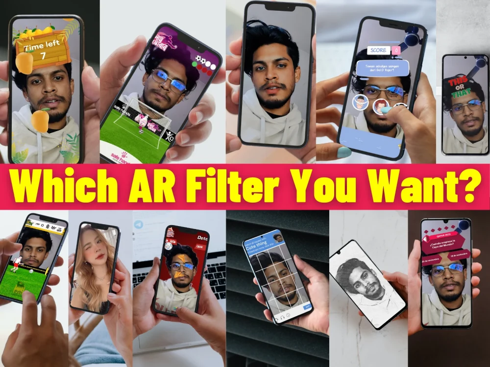 Professional Instagram, Facebook, Tiktok and Snapchat AR filter | Upwork