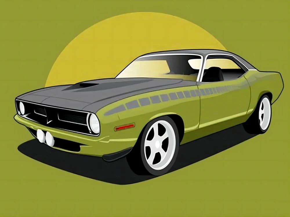 To make a cartoon portrait of your favorite car | Upwork