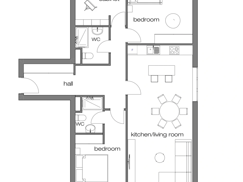 A detailed 2d plans | Upwork