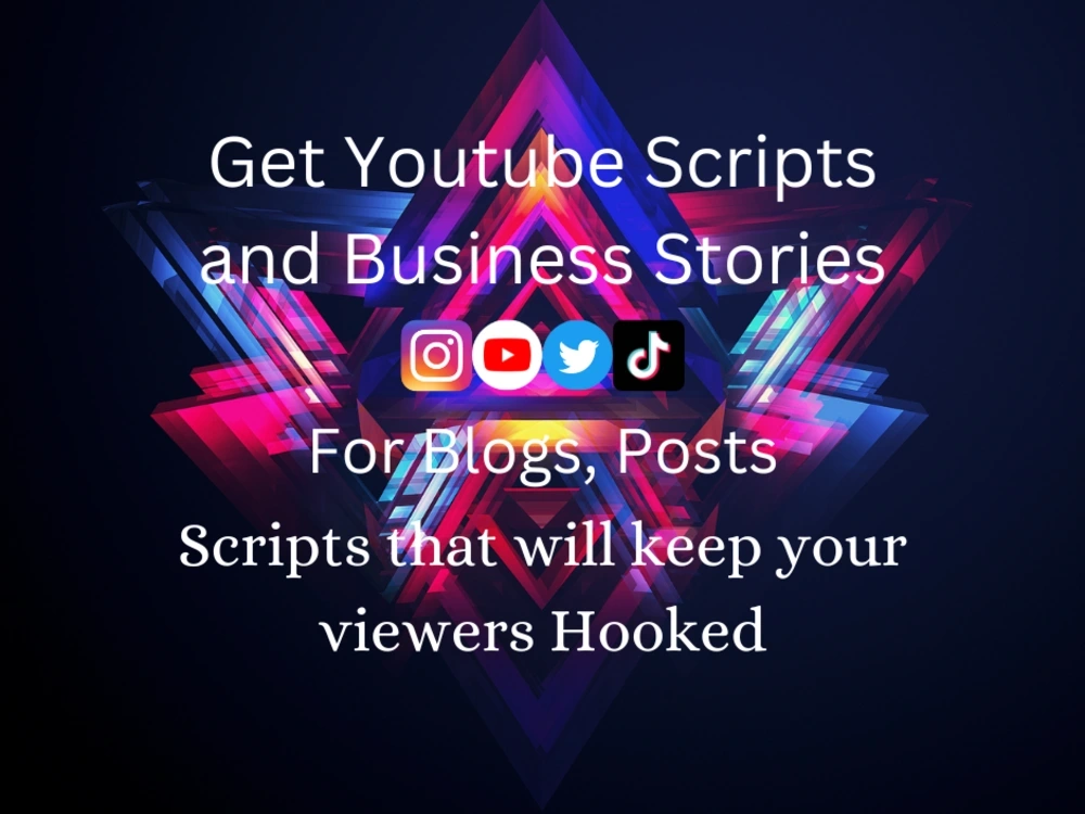 Designed, Engaging and Detailed Script for Social Media platform | Upwork