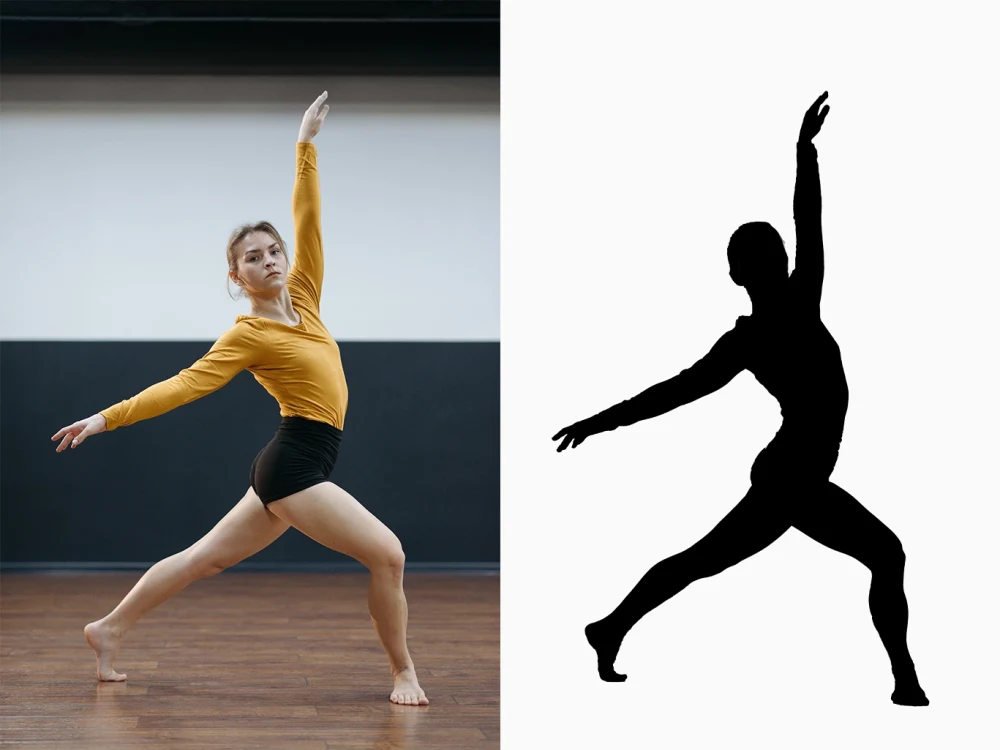 A silhouette from your portrait or image | Upwork