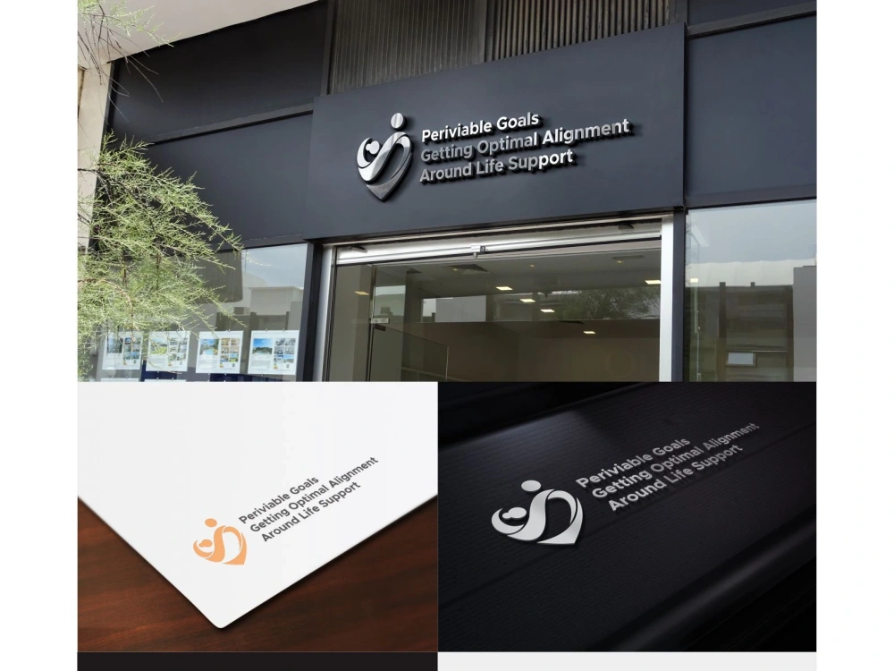 Modern minimalist charity, nonprofit, church, welfare, foundation logo ...
