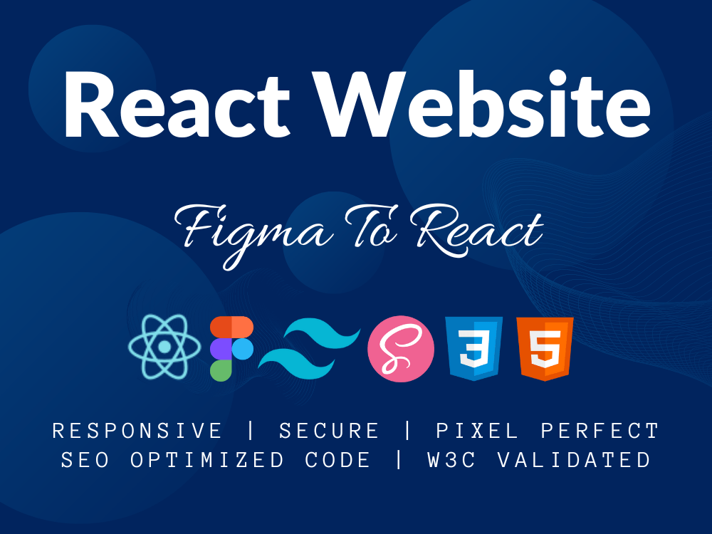 A Responsive React Website Using Tailwind Css React Js React