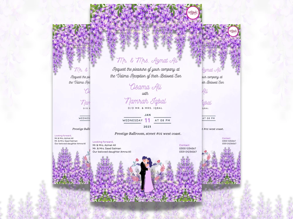 A stunning Digital Invitation in AI, PDF & JPEG Format for Printing ...