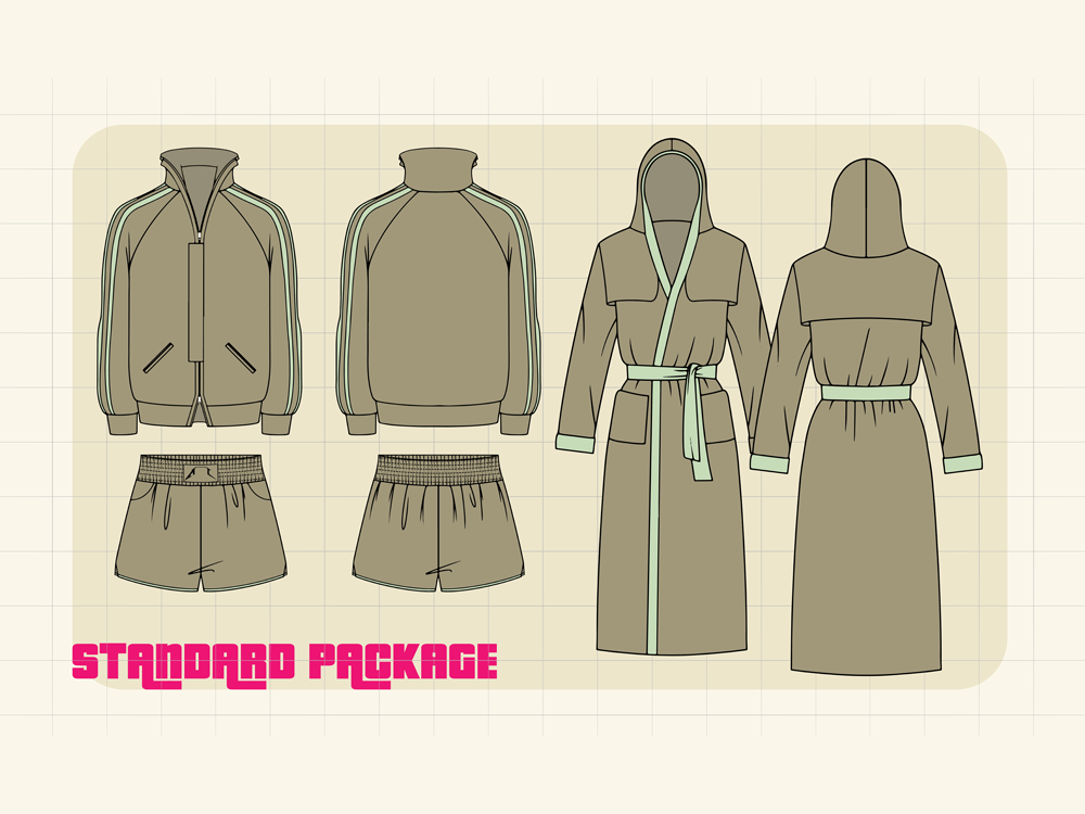 A Tech Pack and Flat Sketch | Upwork