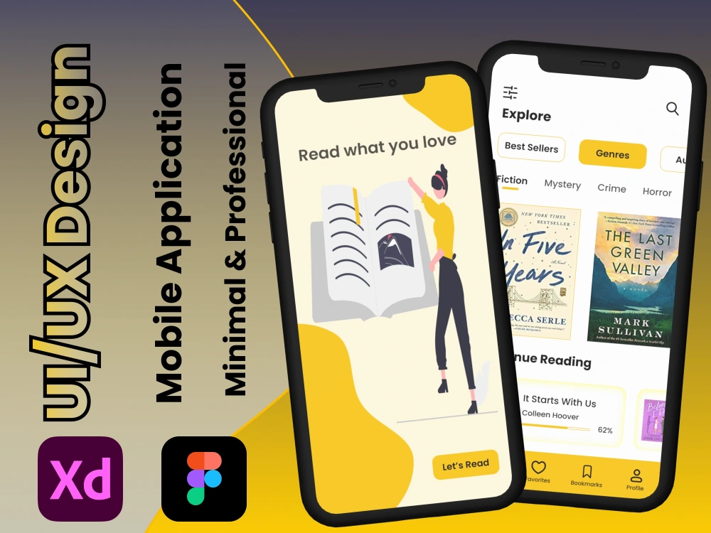 A minimal, aesthetic and user friendly mobile application. | Upwork