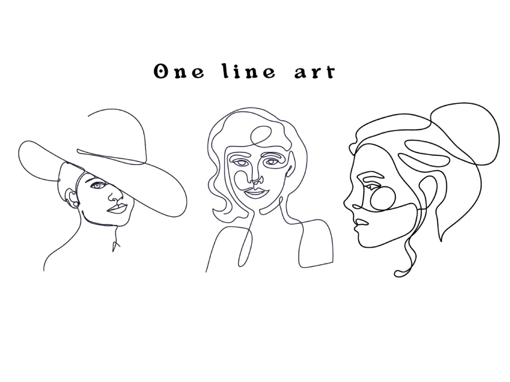 Unique one-line art, vector line art illustrations | Upwork