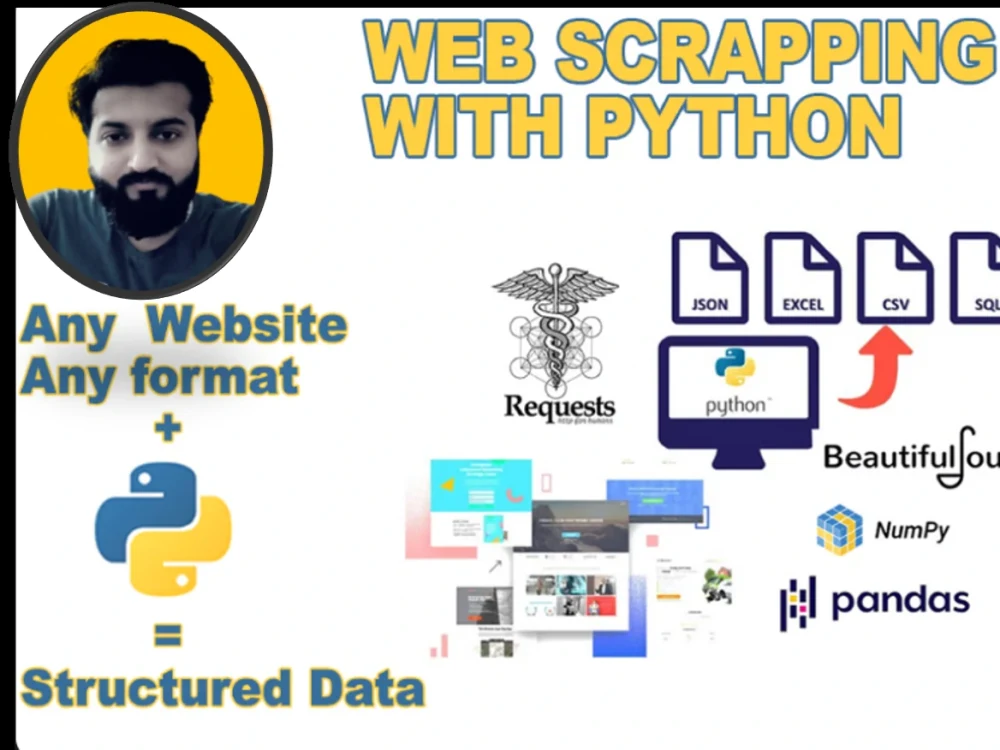 Web Scraping | Data Scaper | Email Scraping | Python Scraping | Upwork