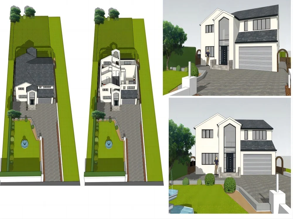 Detailed house sketch model | Upwork