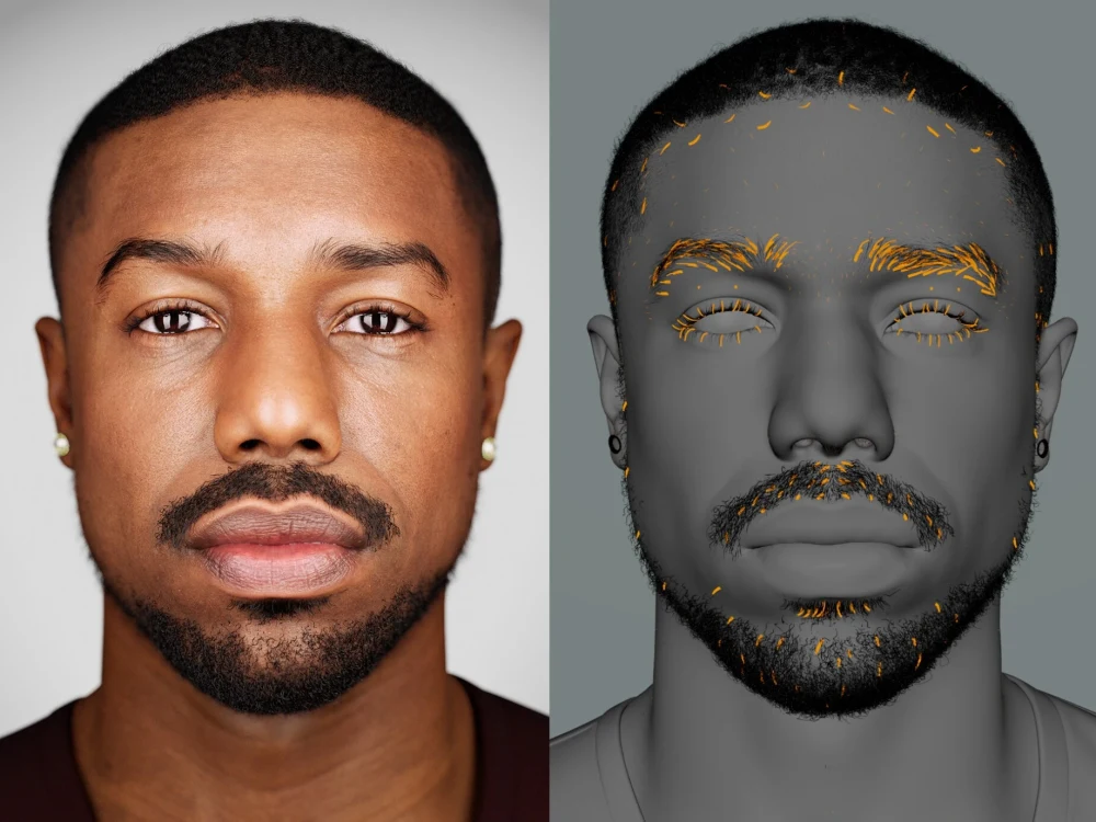 A standard 3d metahuman character design with textures, 8k renders and ...