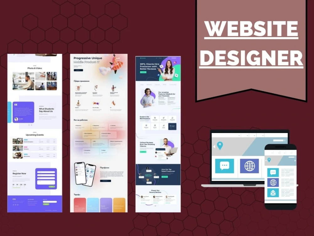 A professional website design as per your requirements. | Upwork
