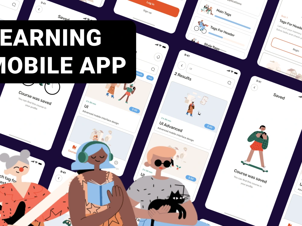 A complete mobile app for e-learning (Edutech) | Upwork