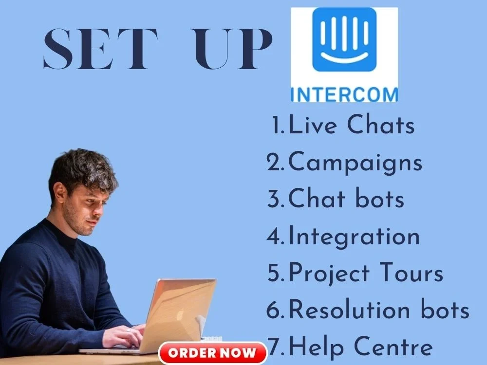 An automated and intercom chatbot setup and live chat support | Upwork