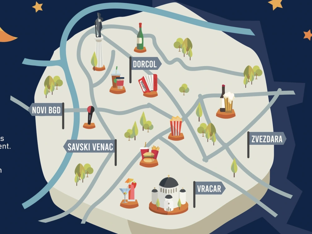 A colourful and cute illustrated map!! | Upwork