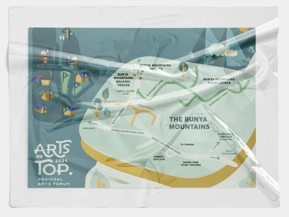 A colourful and cute illustrated map!! | Upwork