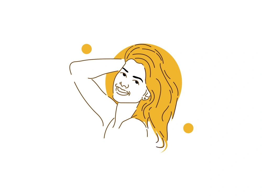 A professional vector line avatar, line art, and line drawing for ...