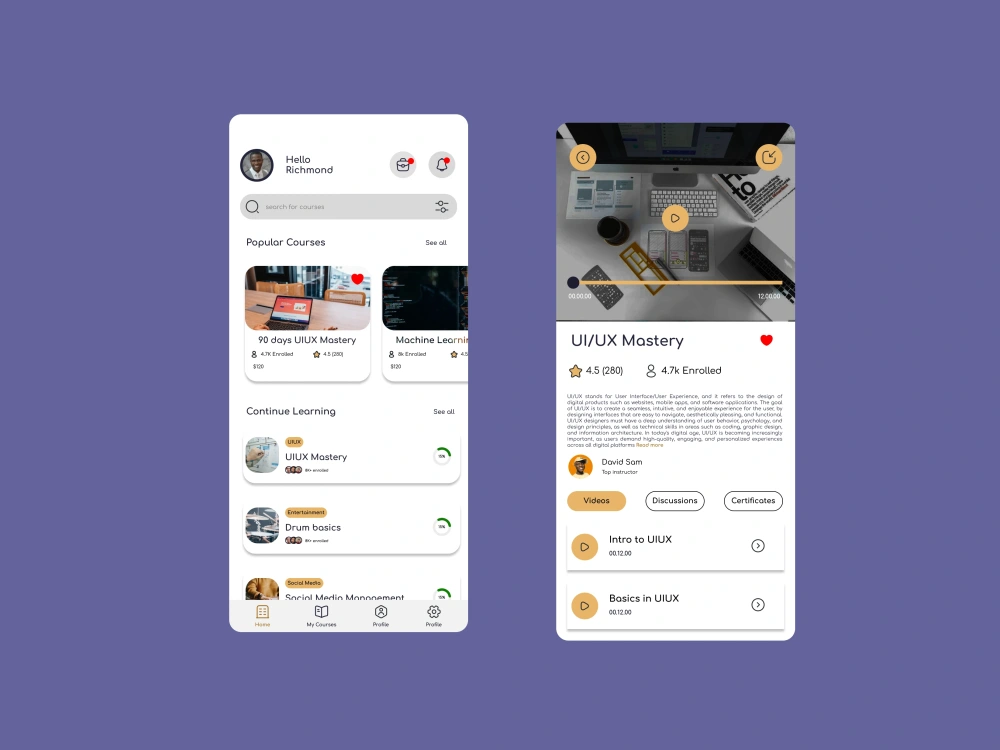 A user centered mobile application design in Figma | Upwork