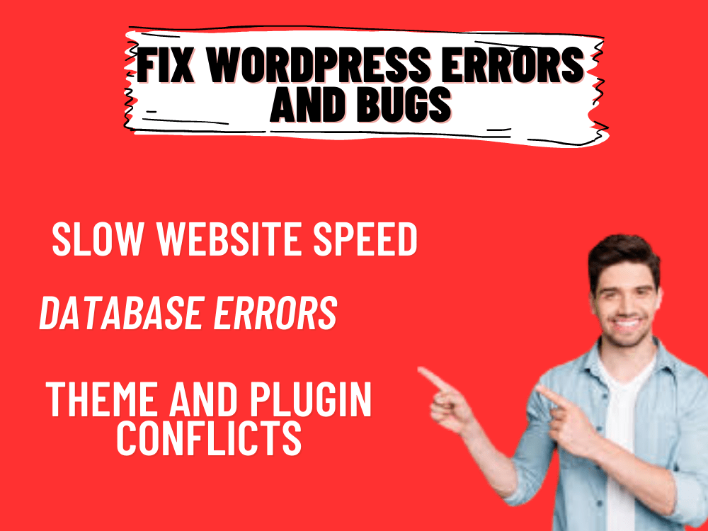 A Fix Wordpress Bugs Issues Or Errors For You In One Hour Upwork