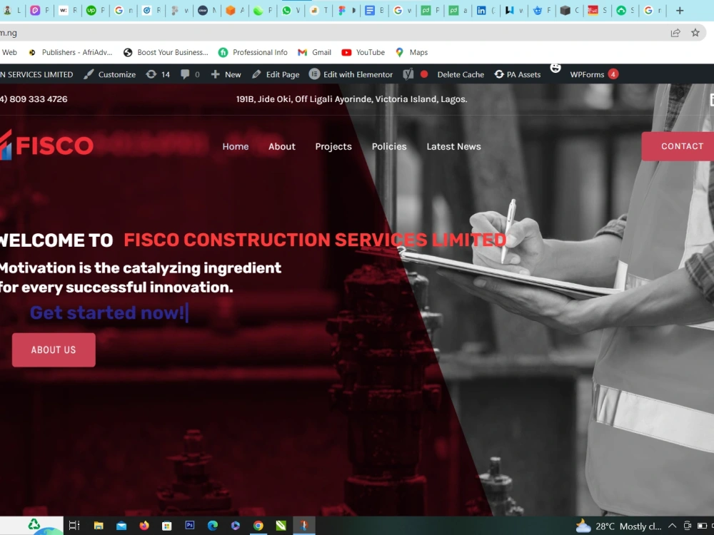 Professional WordPress responsive website with excellent aesthetics | Upwork
