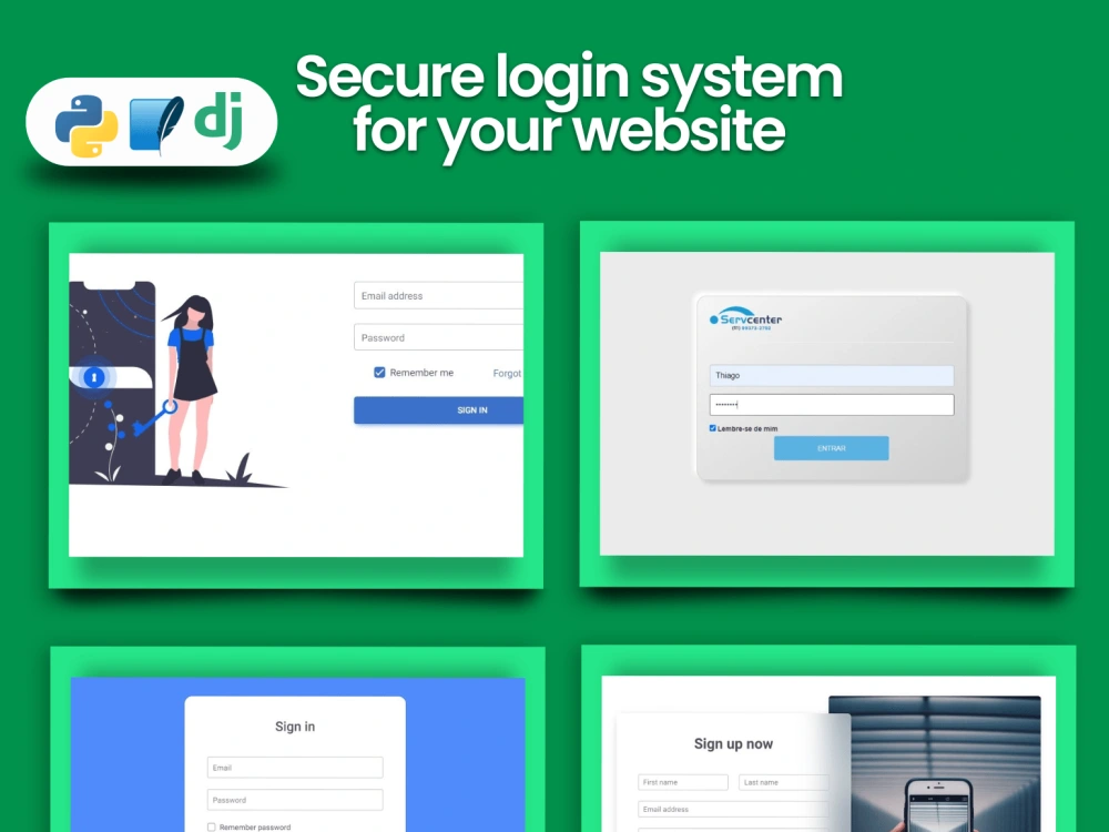 Design a beautiful and responsive login page for your website | Upwork