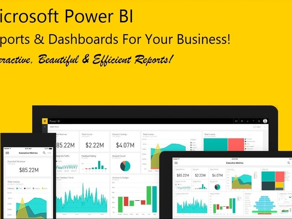 A beautiful and interactive management report/business dashboard (Power BI) | Upwork