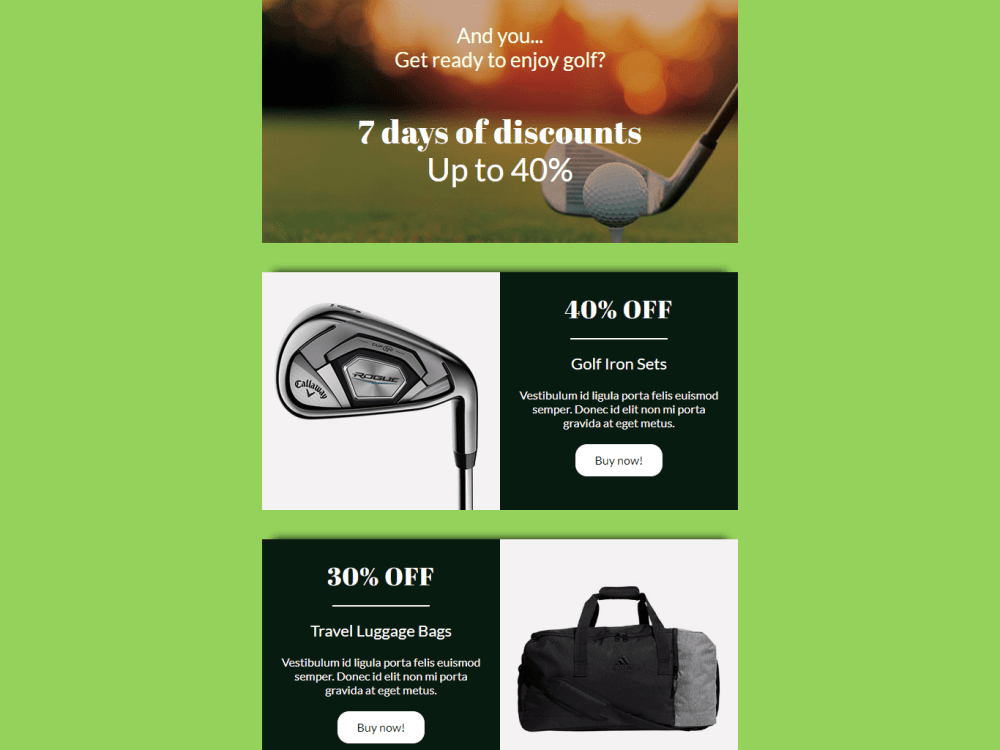 Amazing Email Template Design | Upwork