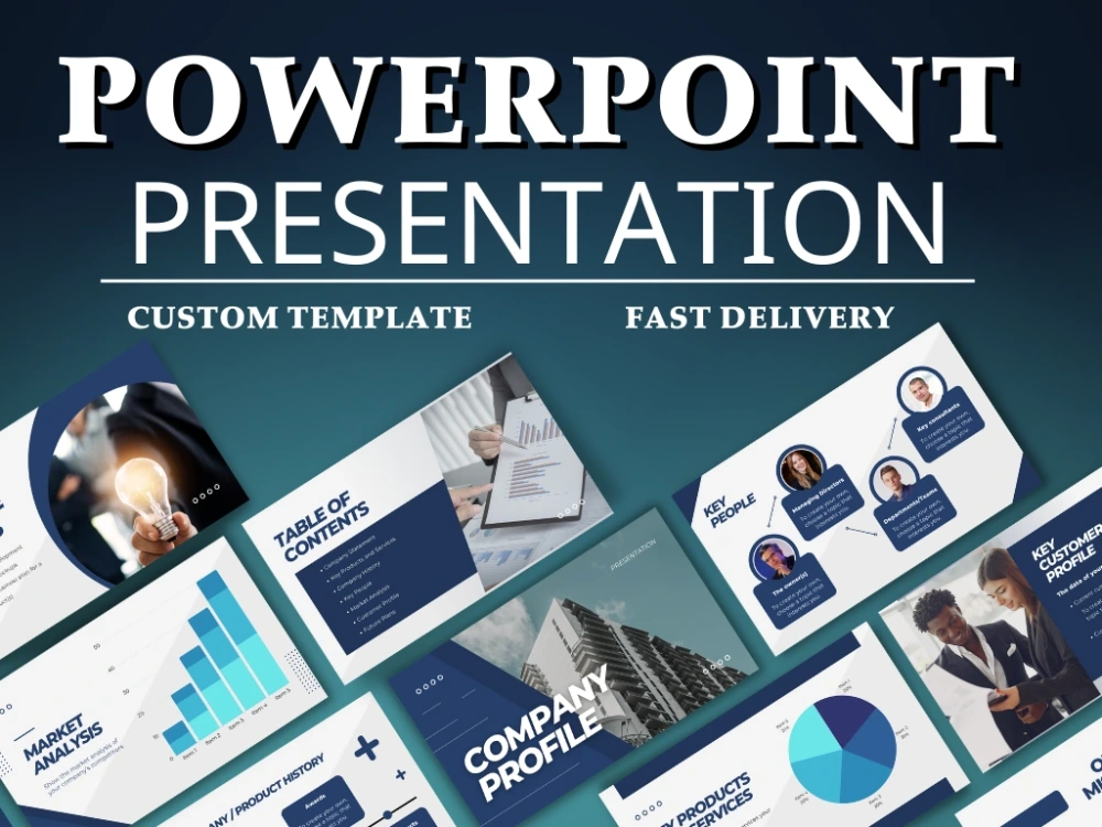 Modern pitch deck and ppt presentation for startups | Upwork