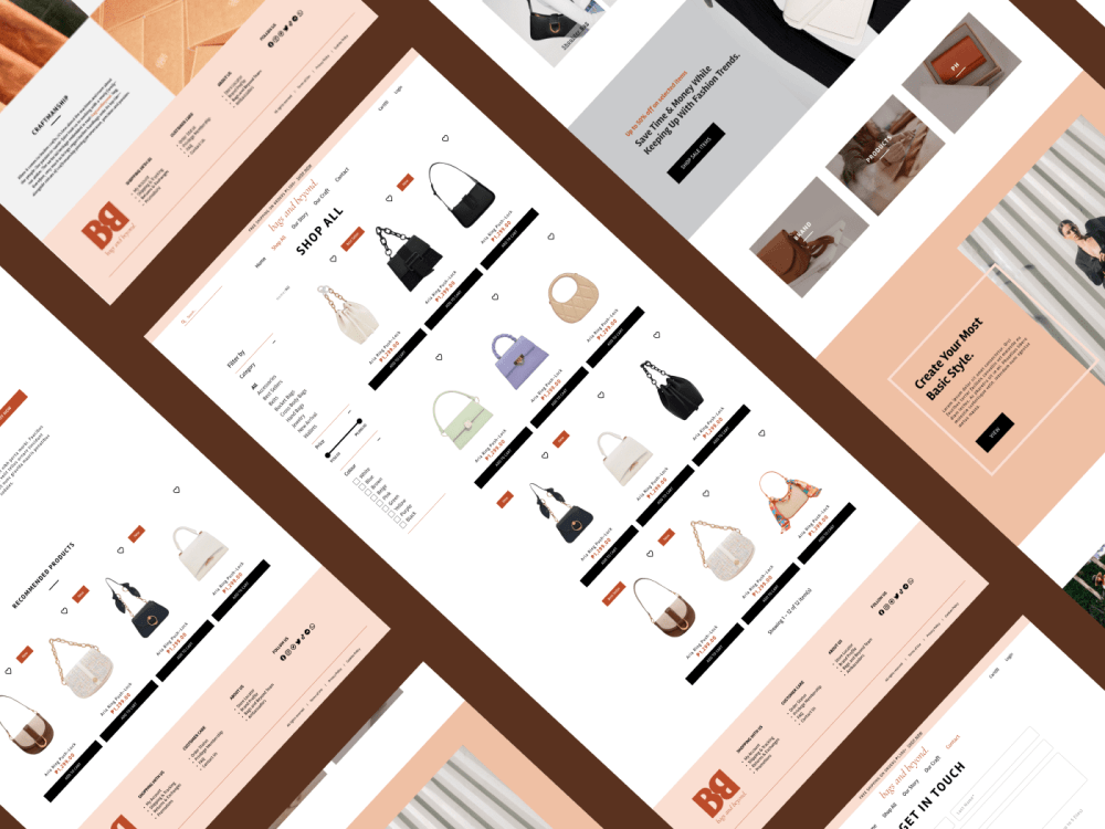 E-Commerce Visual Designs for Website | Upwork
