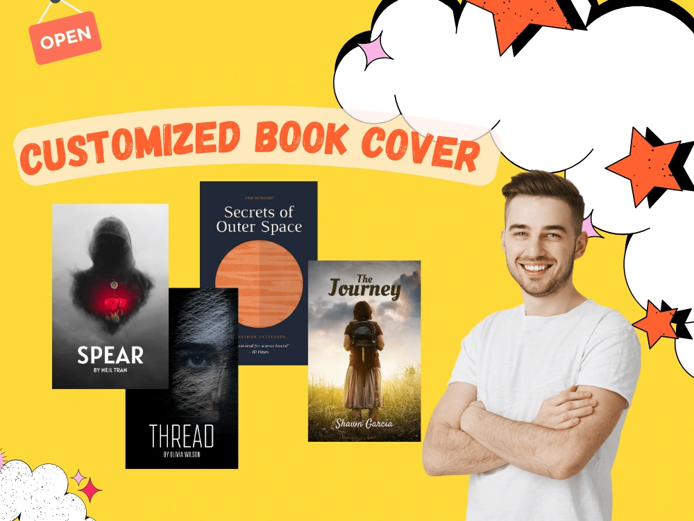 A unique book cover. | Upwork