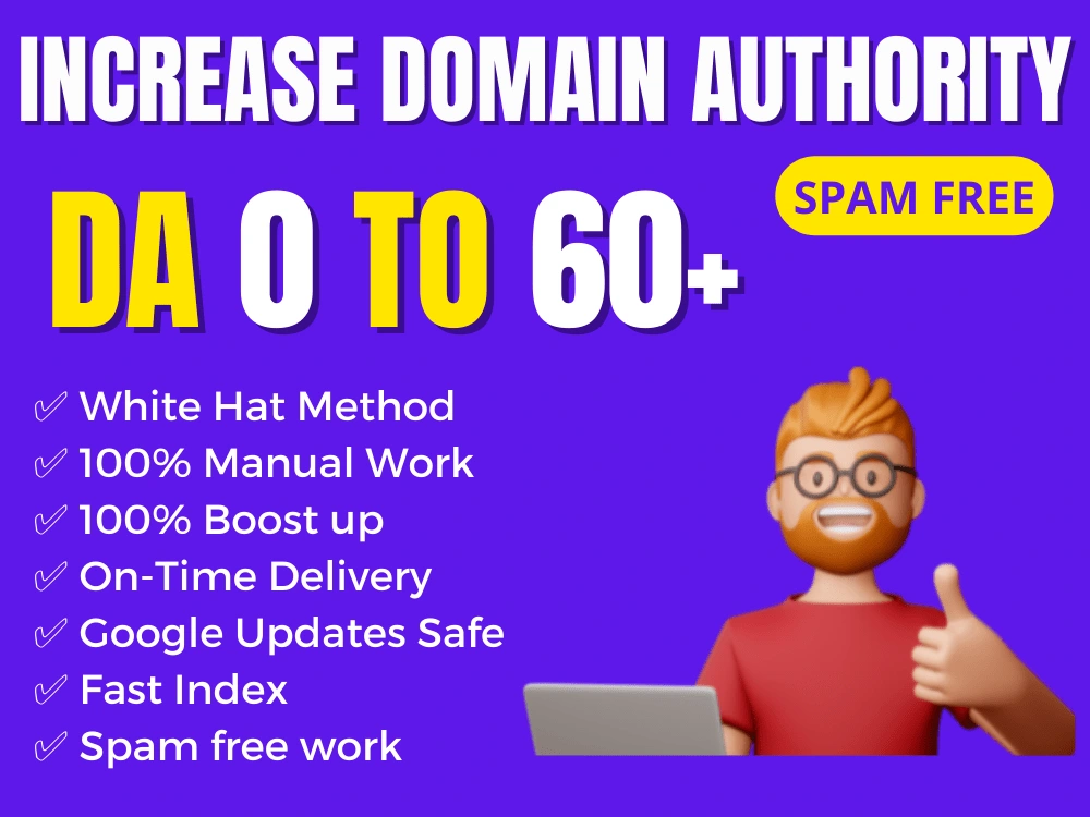 Domain Authority Moz DA 60 Plus With High-Quality Backlinks | Upwork