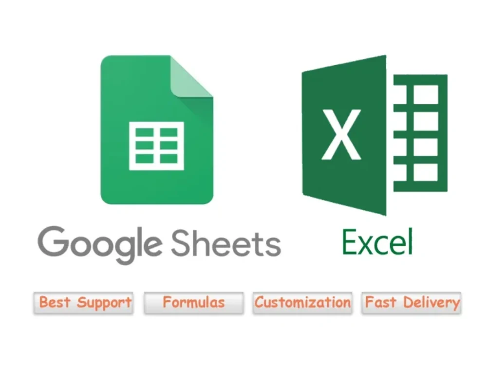 Excel and Google Sheets Formulas, Tables, Graphs and Charts automation | Upwork