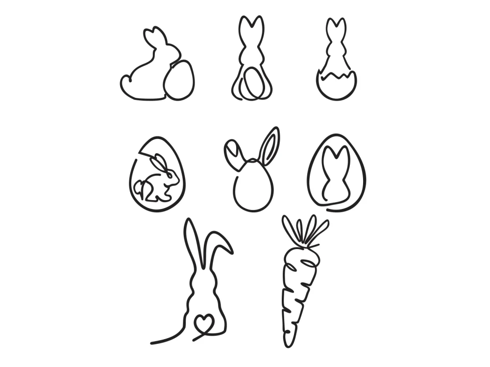 A custom minimalist line art illustration with printable resolution ...