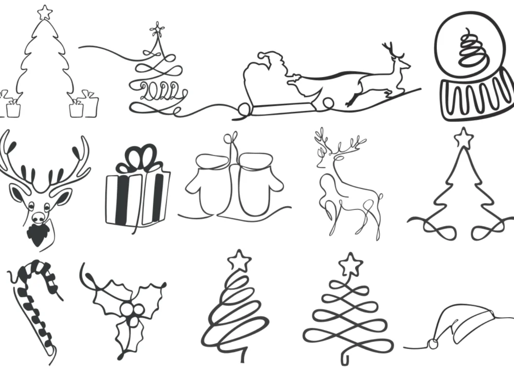 A custom minimalist line art illustration with printable resolution ...