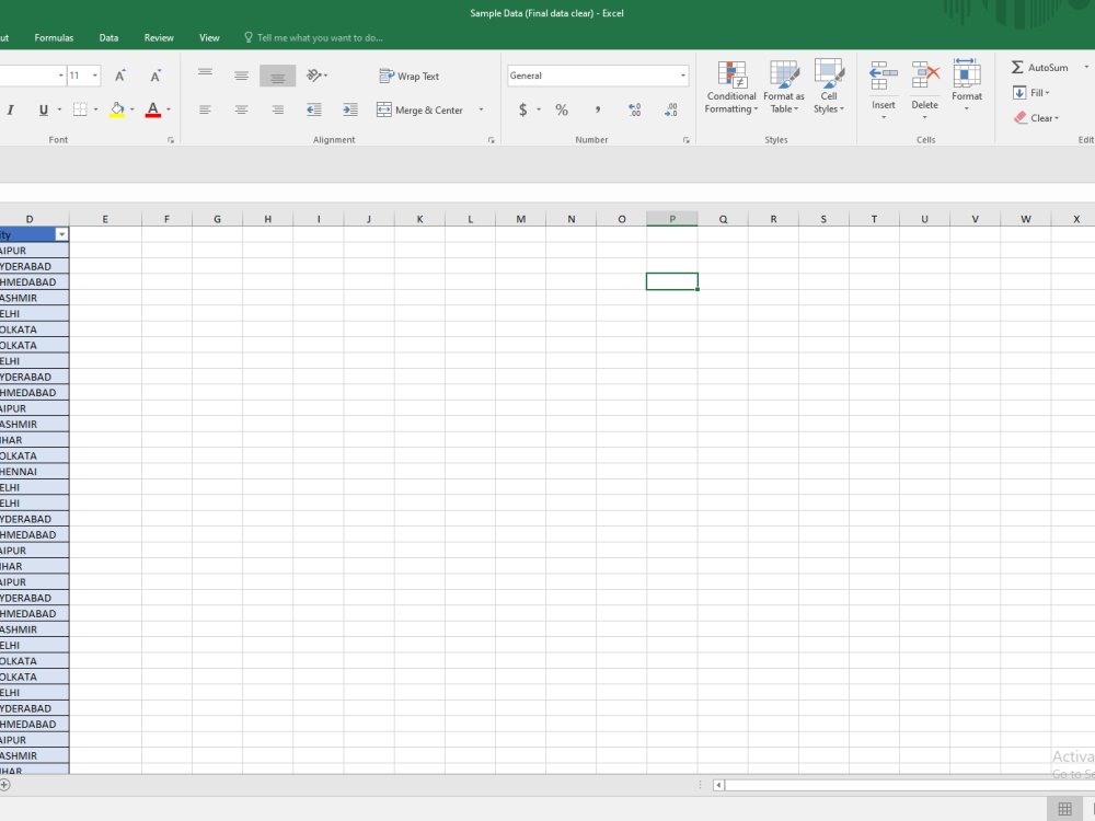 Excel Data cleaning and data entry | Upwork