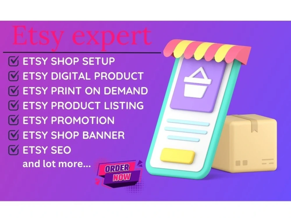 A fully optimized and professional etsy shop, etsy digital product | Upwork