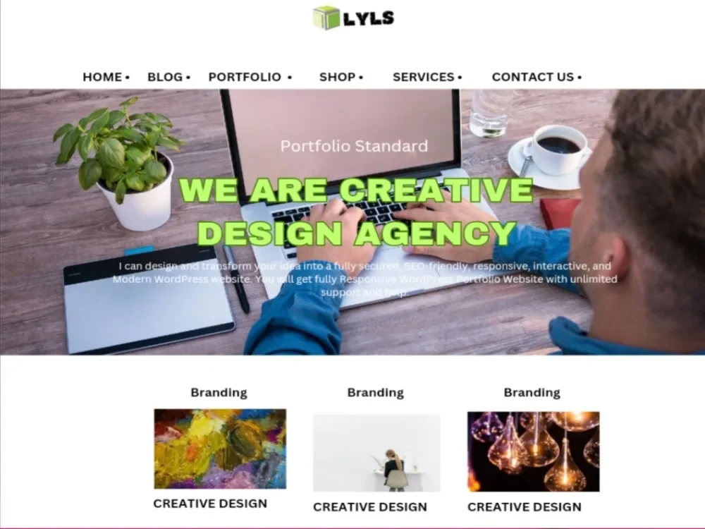 Professional Responsive Portfolio Website in WordPress | Upwork