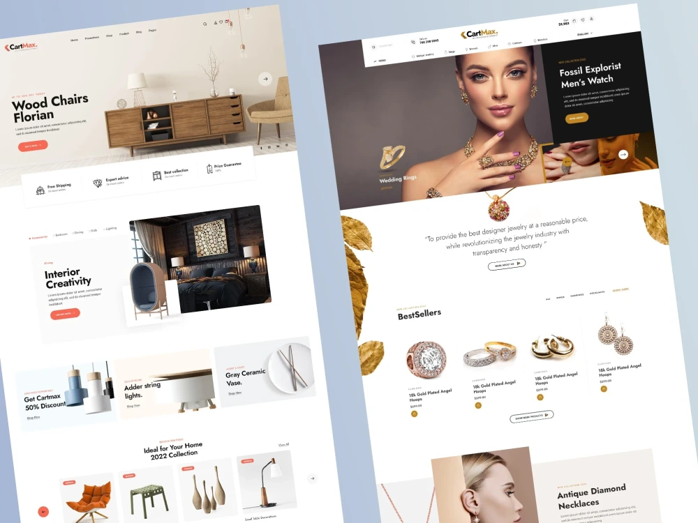 Website Ui Ux Design Using Figma Or Adobe Xd Upwork